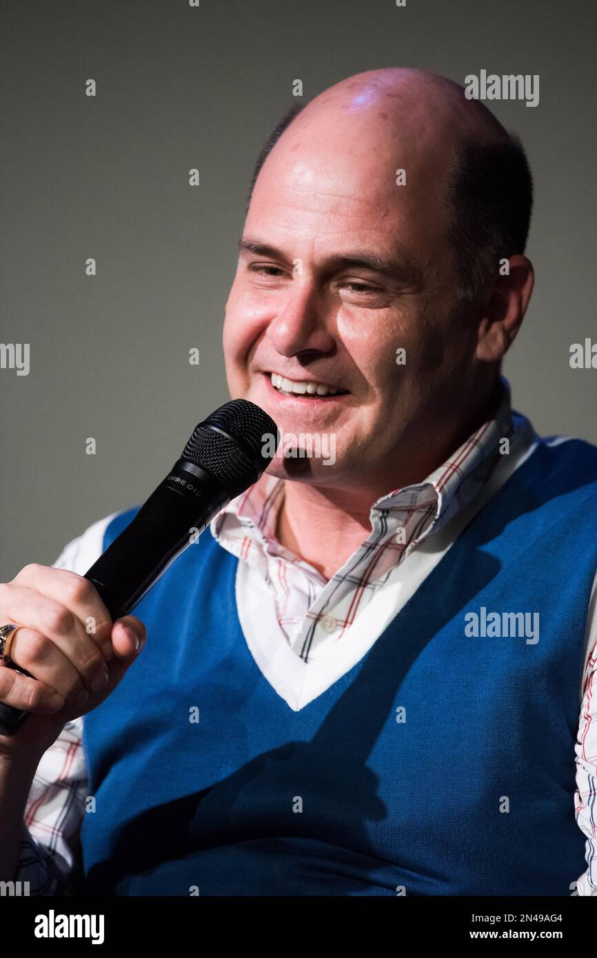 Matthew Weiner attends the "Meet the Filmmakers" Apple Store event on ...