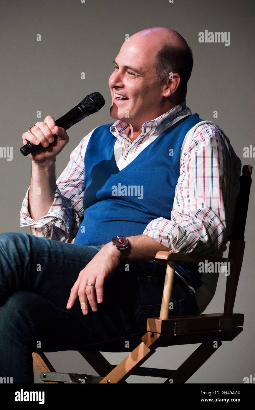 Matthew Weiner attends the "Meet the Filmmakers" Apple Store event on ...
