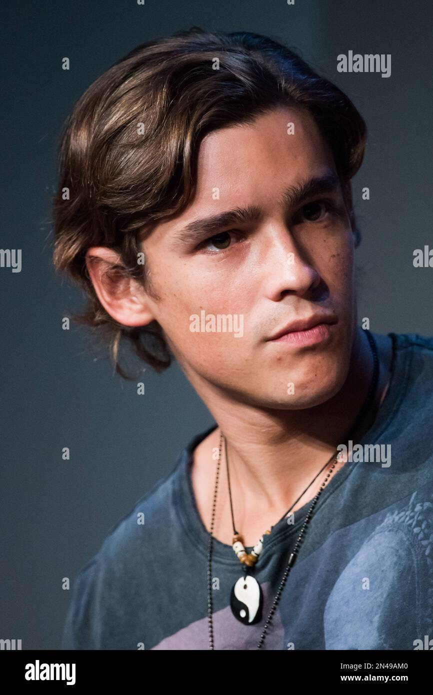 Brenton Thwaites attends the "Meet the Filmmakers" Apple Store event on ...