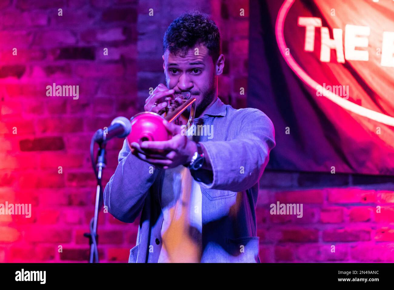 Noe Codjia, trampet performs with Paris Jazz Session and Jeanne Michard ...