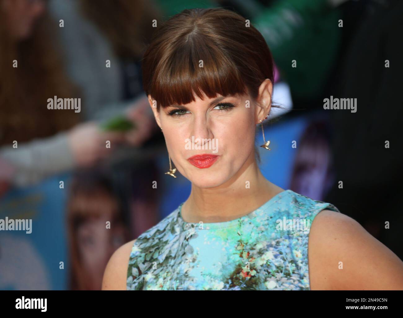 British actress Jemima Rooper arrives on the red carpet for the UK ...