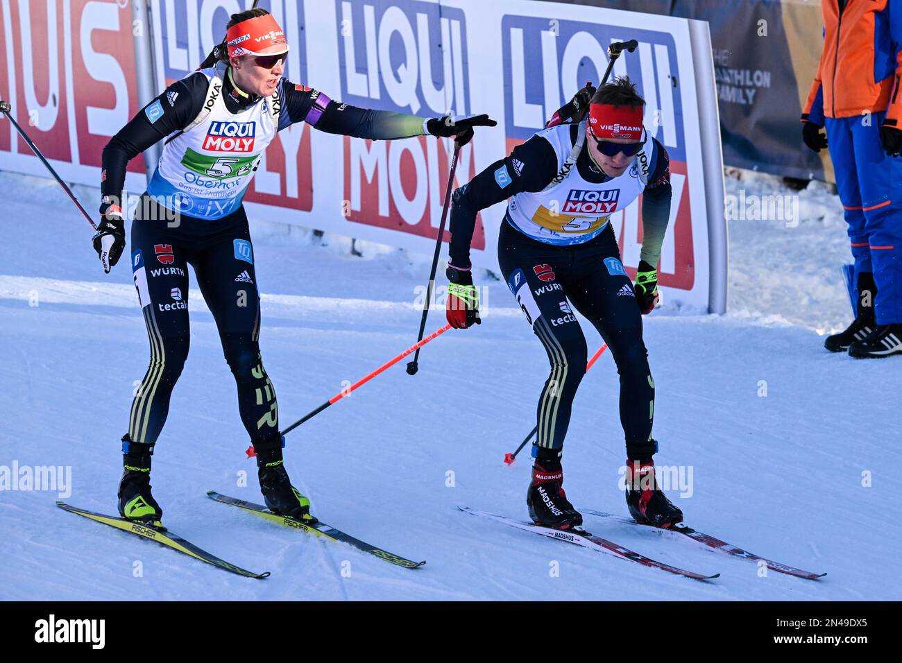 Oberhof, Germany. 08th Feb, 2023. Biathlon: World Championships, relay ...