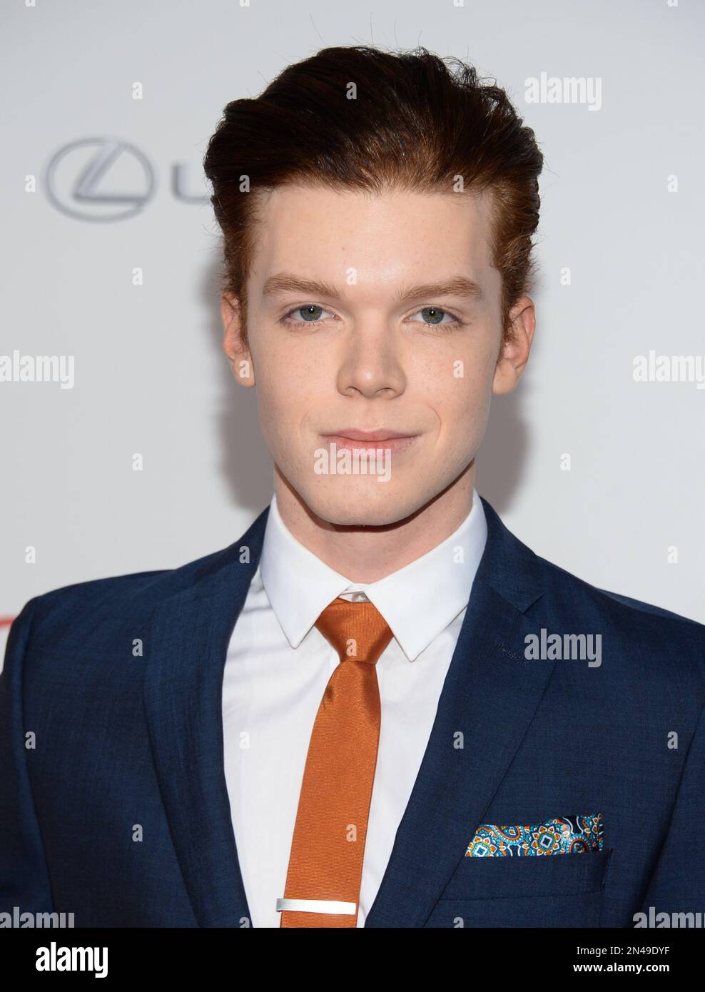 Actor Cameron Monaghan attends the world premiere of "The Giver" at the ...