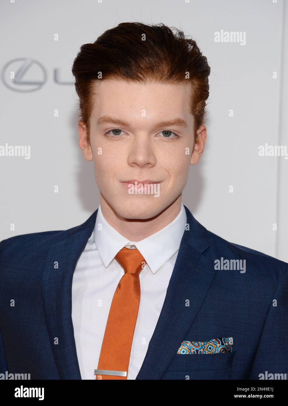 Actor Cameron Monaghan attends the world premiere of "The Giver" at the ...