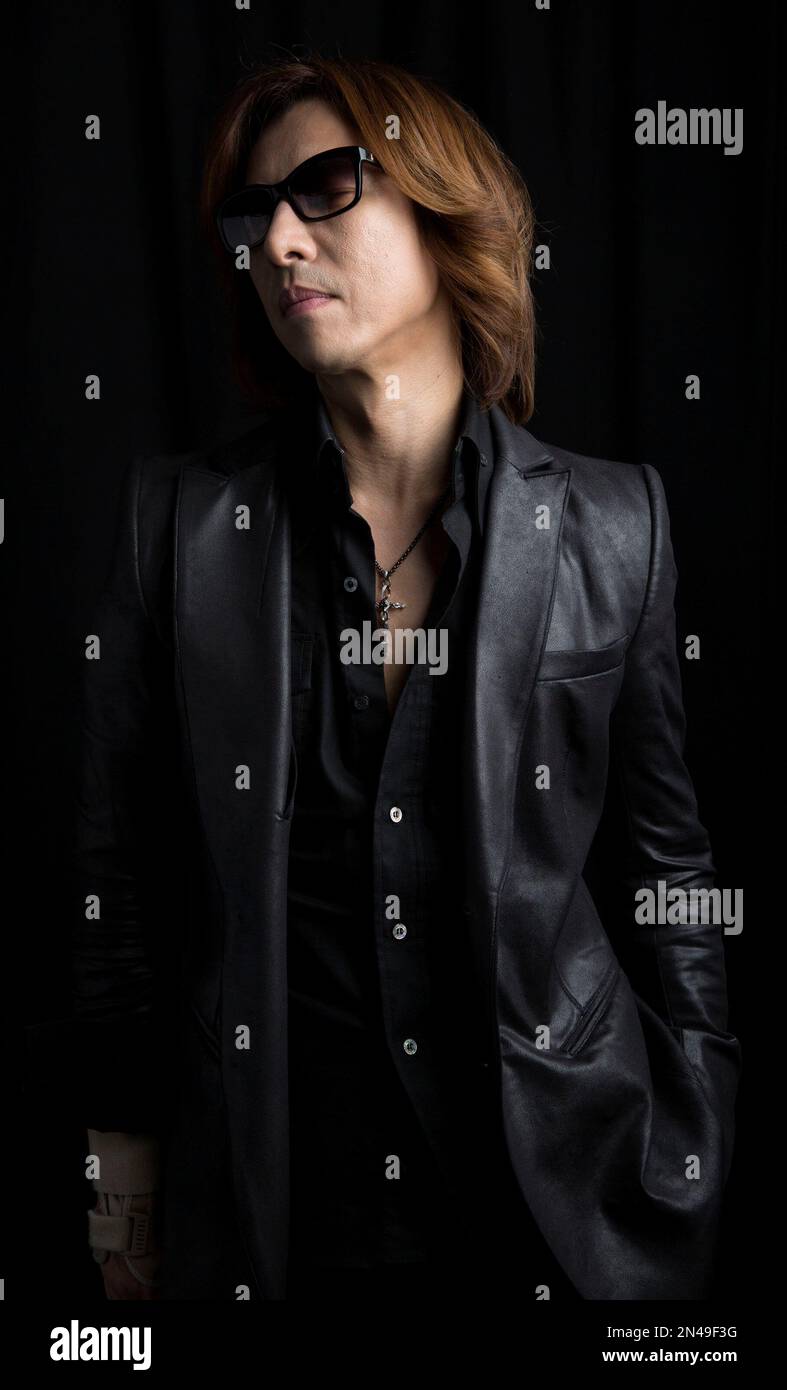Lead singer of the Japanese heavy metal band X Japan, Toshi poses for a ...