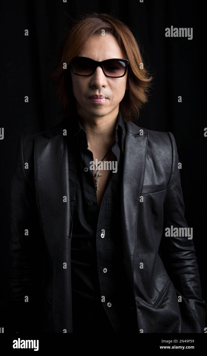 Lead singer of the Japanese heavy metal band X Japan, Toshi poses for a ...