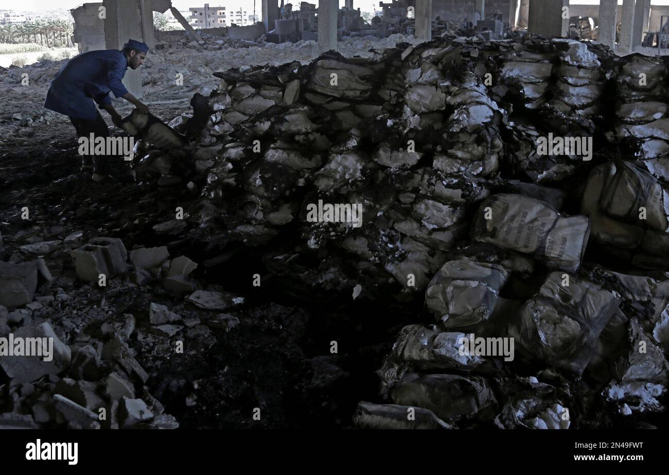 In this Sunday, Aug. 10, 2014 photo, Ahmad Baraka, 25, a Palestinian ...