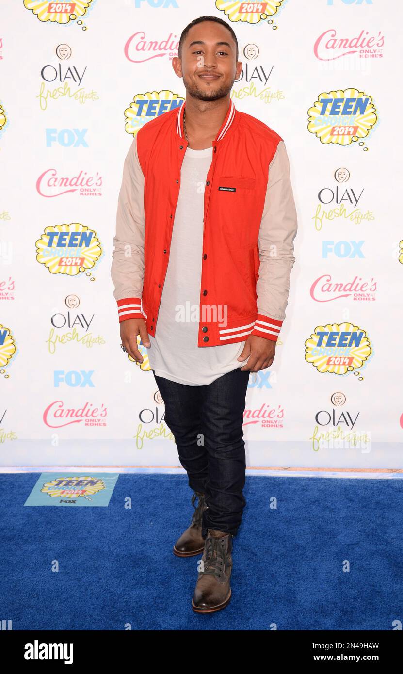 Tahj Mowry arrives at the Teen Choice Awards at the Shrine Auditorium ...