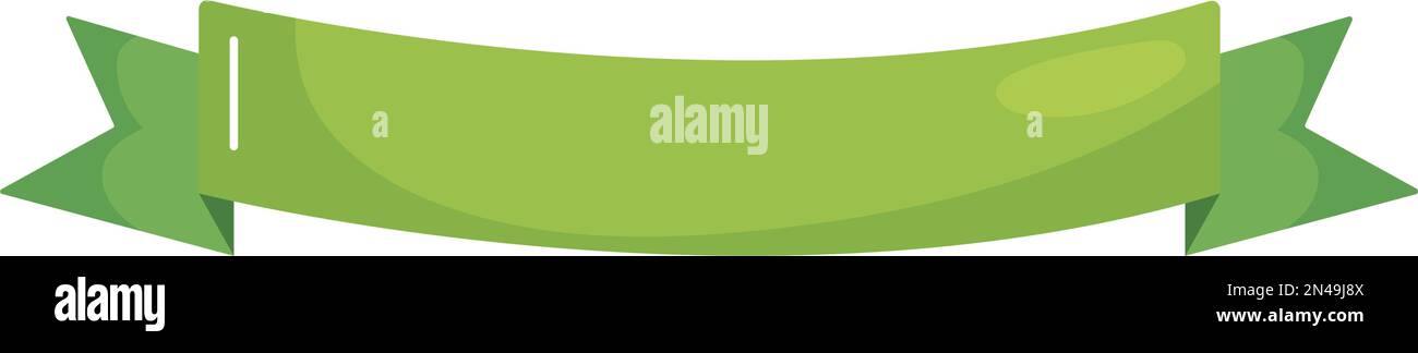 green ribbon frame Stock Vector Image & Art - Alamy