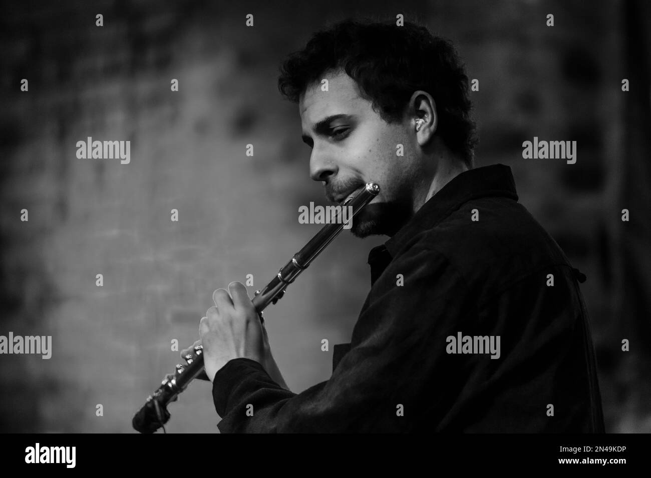 Adrien Duterte, flute performs with Ishikero band during Winter ...