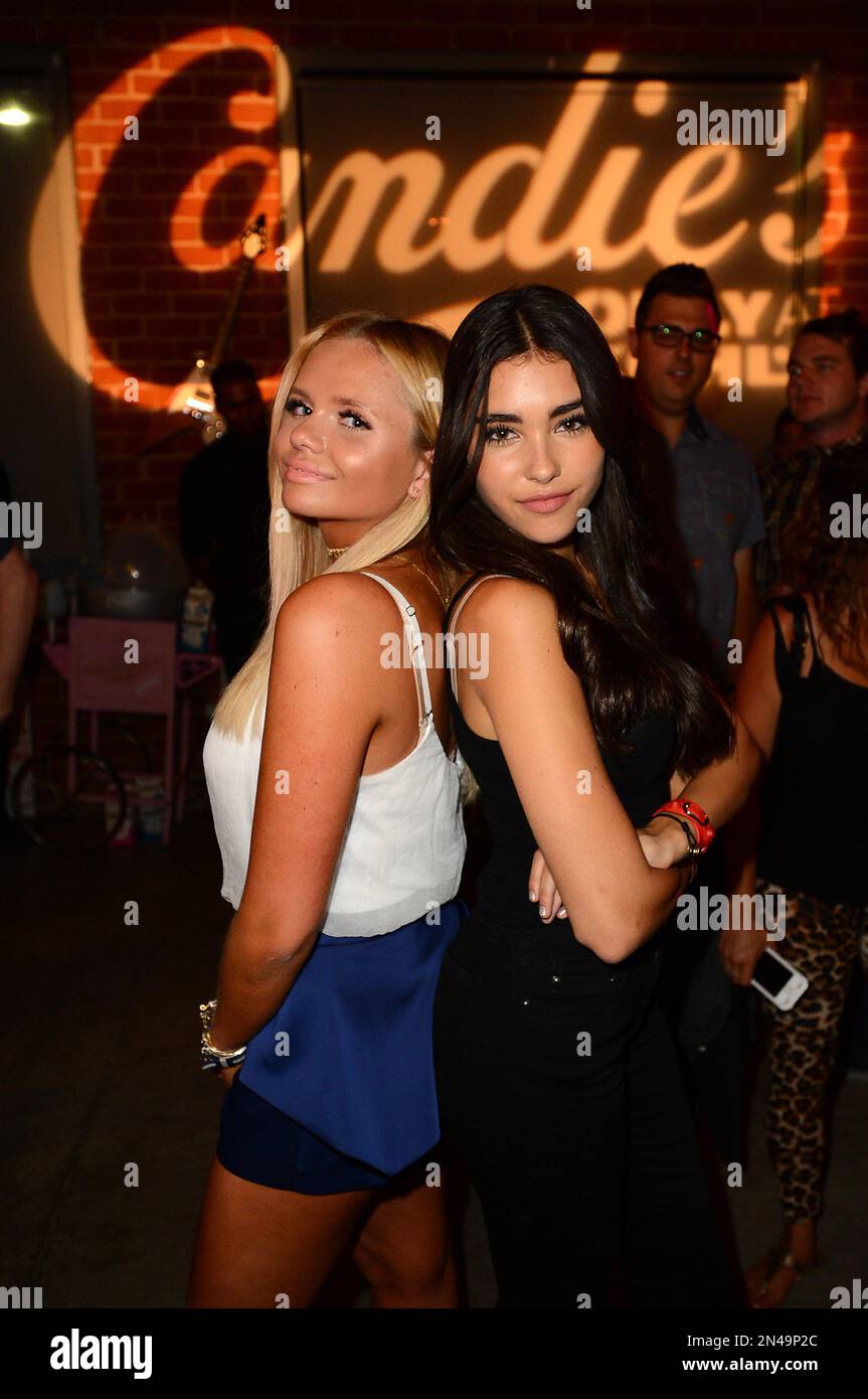 Alli Simpson, left, and Madiosn Beer attend the official pre-party for ...