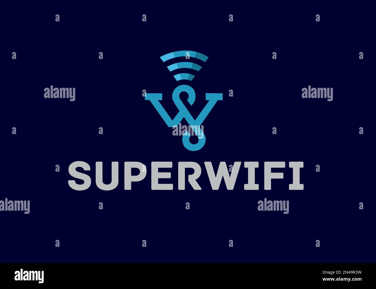 new thin line style wireless icon and wifi logo. isolated vector radio ...