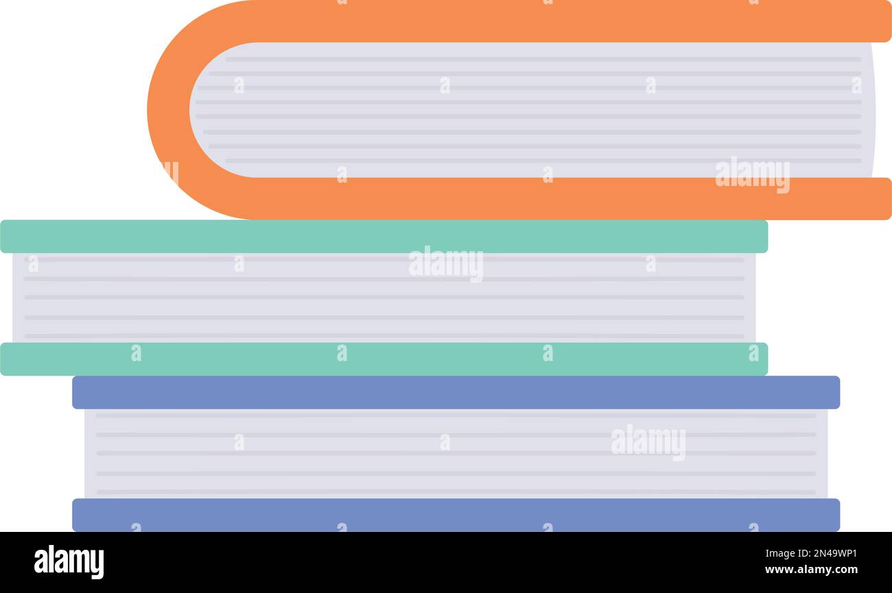 three text books library Stock Vector Image & Art - Alamy