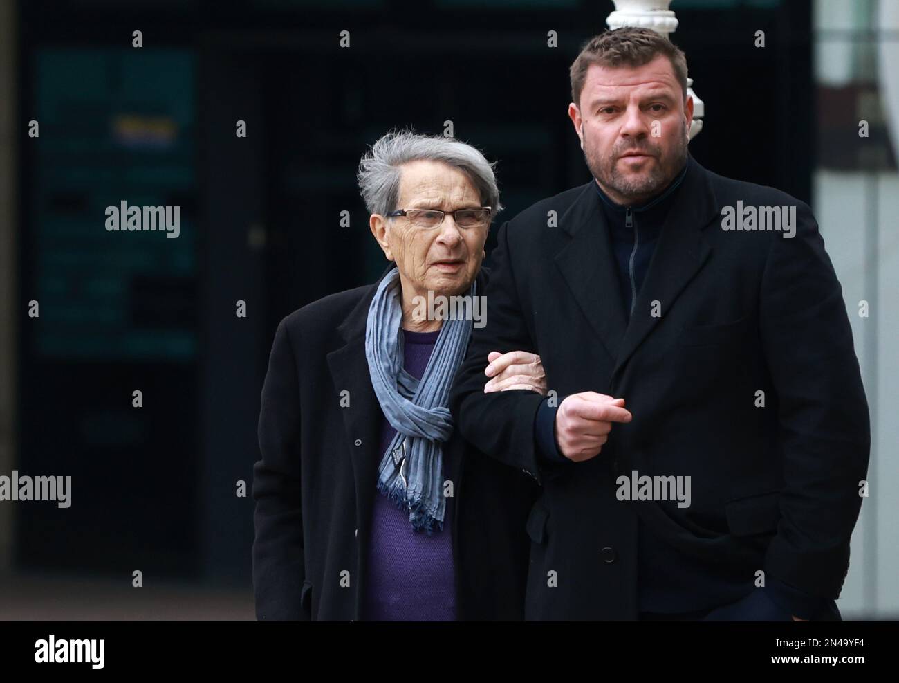 FILE PHOTO: Miroslav Ciro Blazevic holding the hand of his son Miroslav ...
