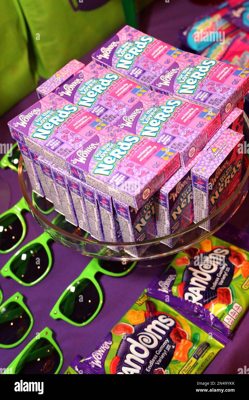 New WONKA Randoms and other candy is seen on display at the WONKA ...