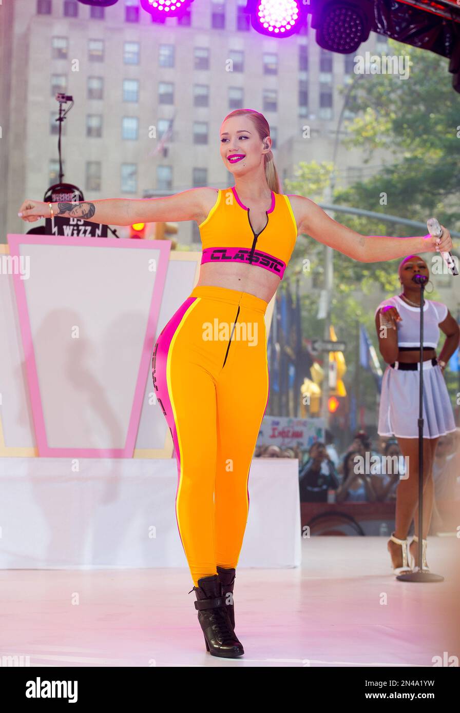 Iggy Azalea performs on NBC's "Today" show on Friday, August 8, 2014 in ...