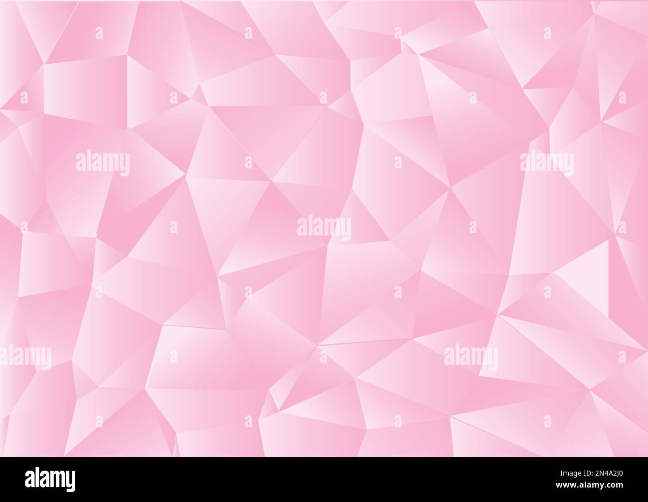 Romantic Valentine's Day pink polygon paper card abstract background ...