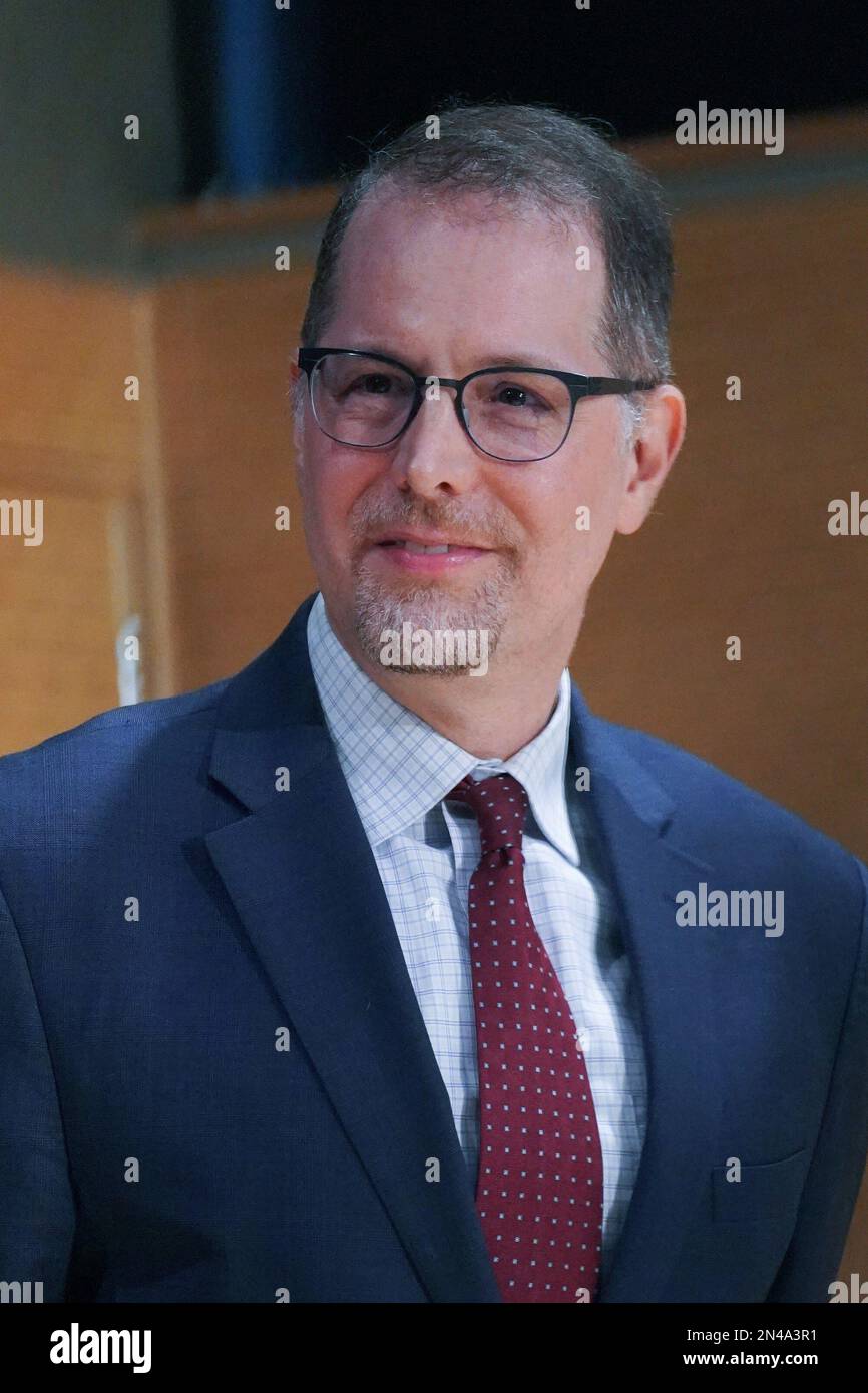 New York, NY, USA. 7th Feb, 2023. Mark Levine at the press conference ...