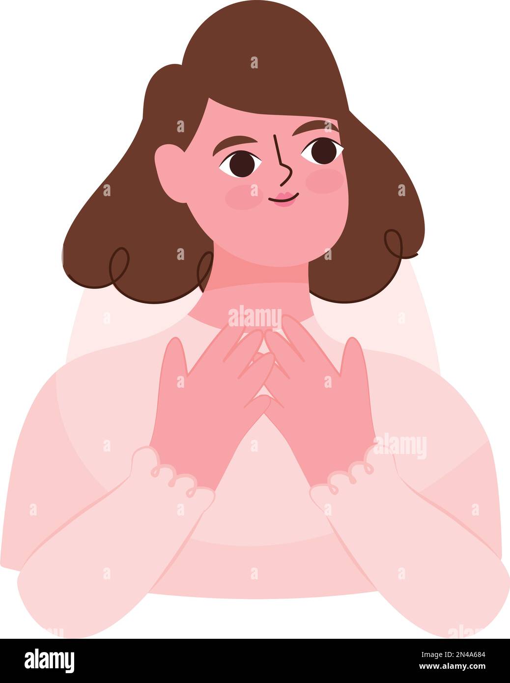 Newly married woman character vector hi-res stock photography and ...