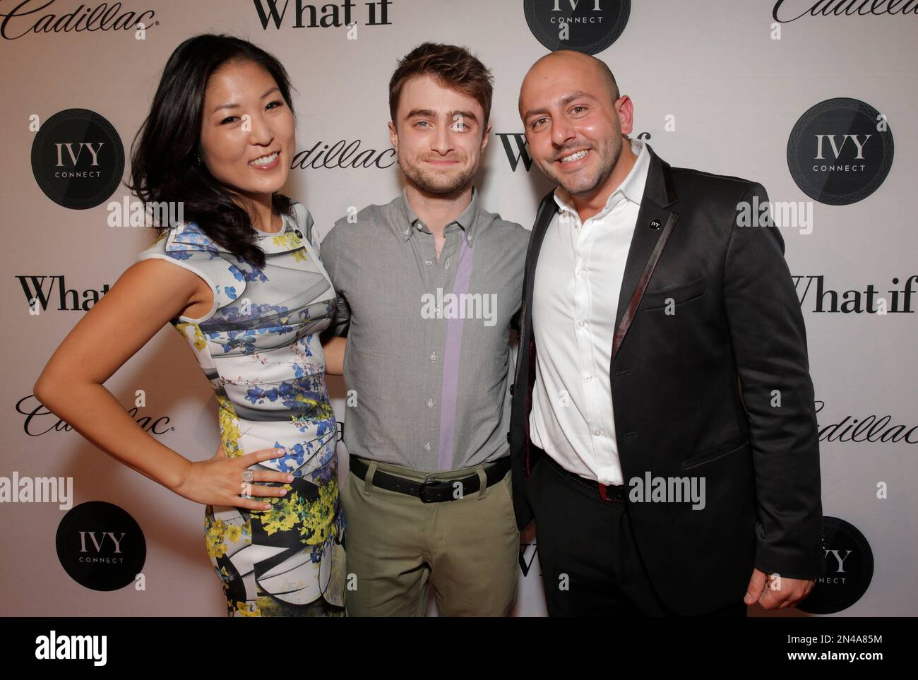 Bo Kim, Daniel Radcliffe and Beri Meric attend IvyConnect's 1st Annual ...