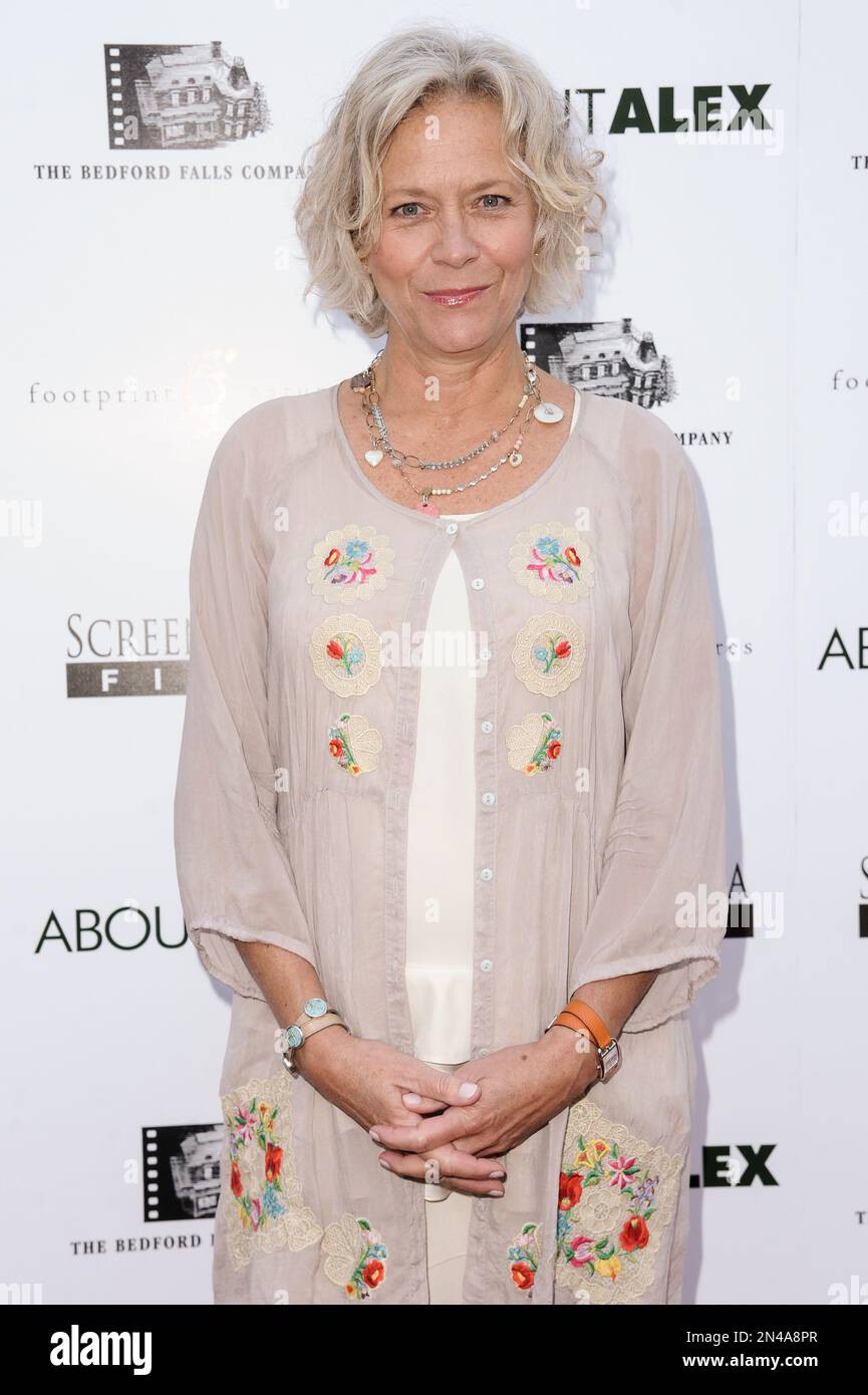 Suzanne Blech arrives at the LA Premiere of "About Alex" held at the ...