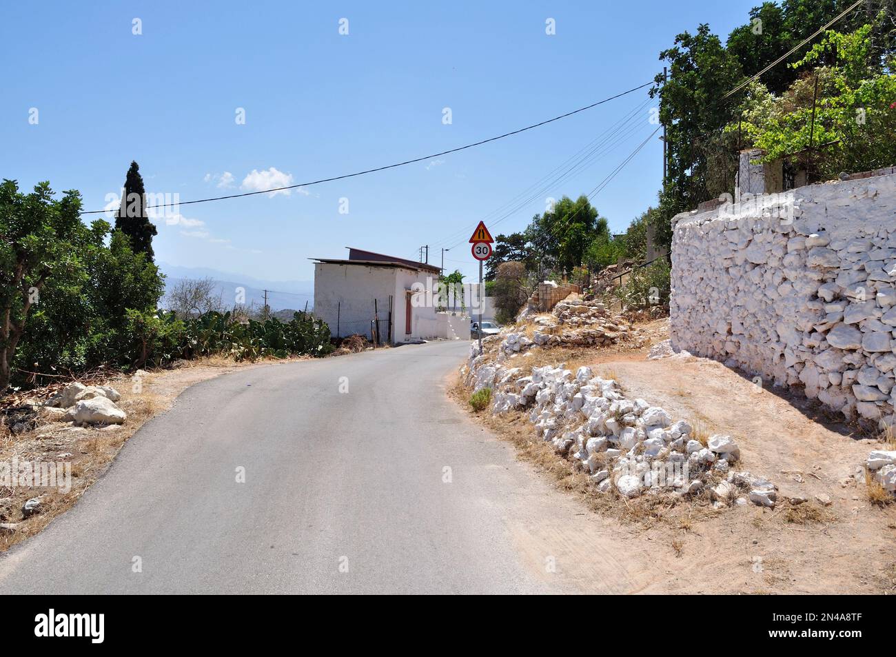 Greece crete village countryside hi-res stock photography and images ...