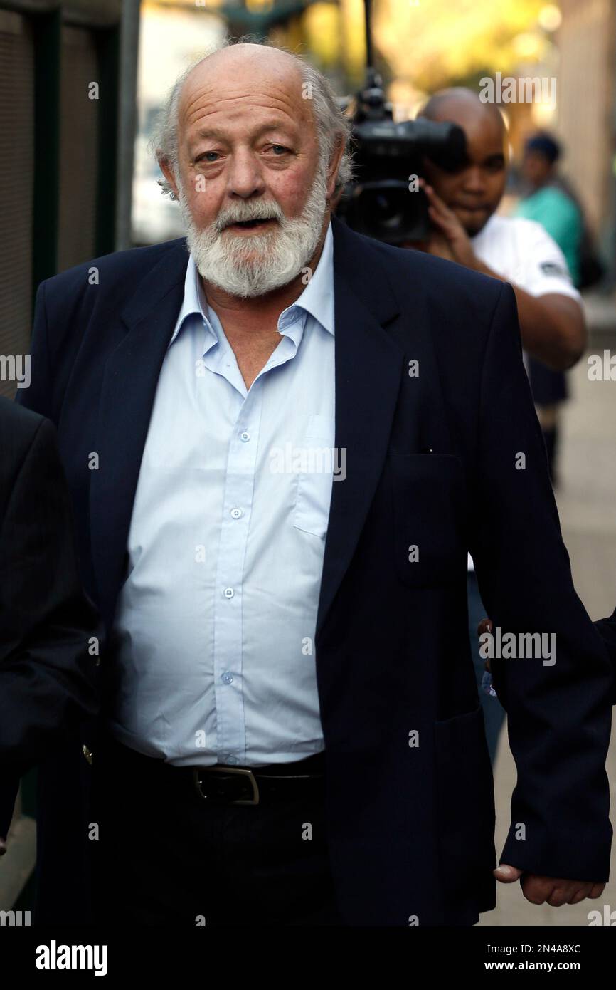 Barry Steenkamp, father of Reeva Steenkamp, arrives at the high court ...