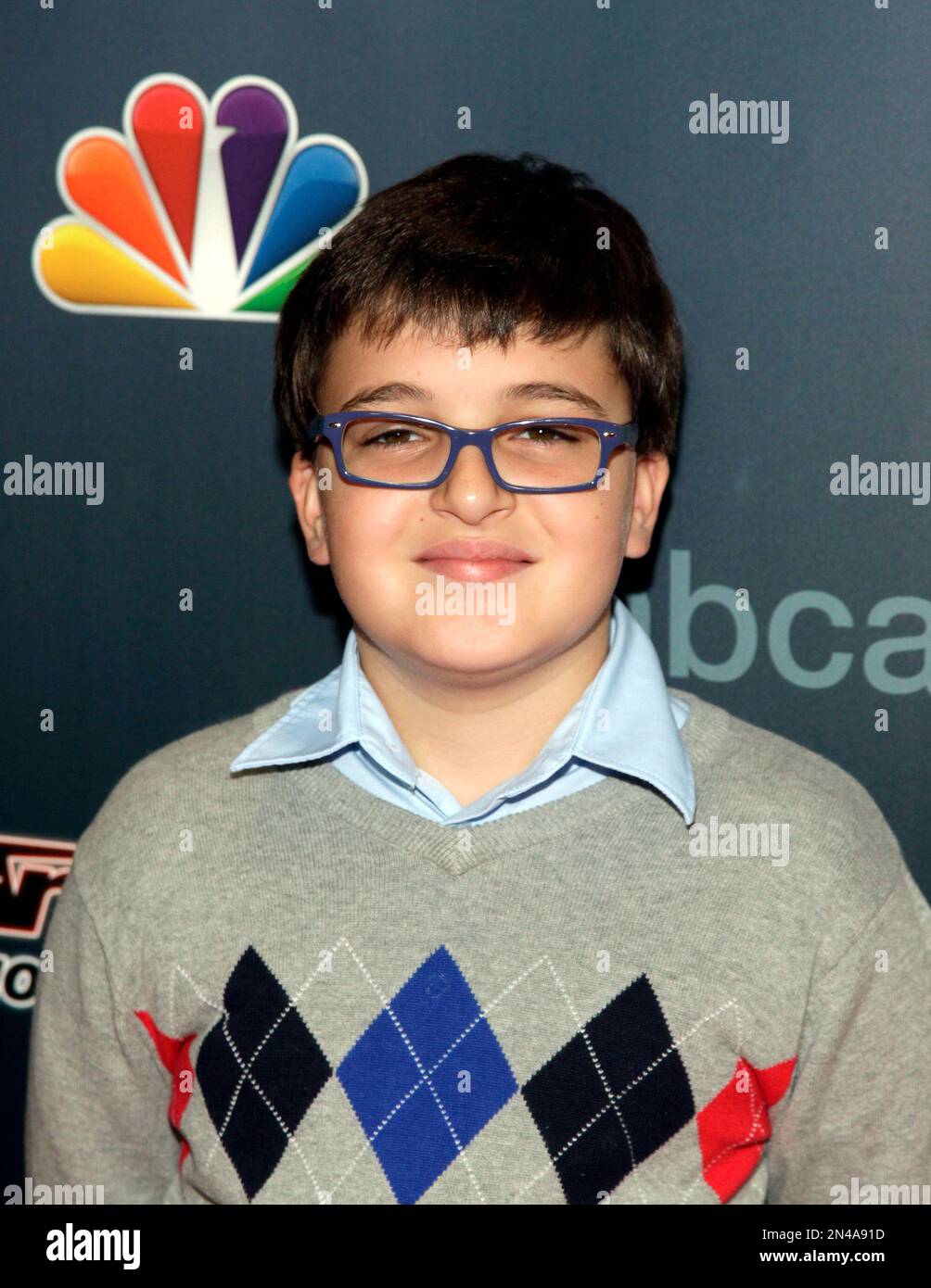 Musician Adrian Romoff walks the "America's Got Talent" post-show red ...