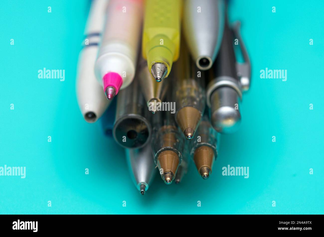 Variety of pens hi-res stock photography and images - Alamy