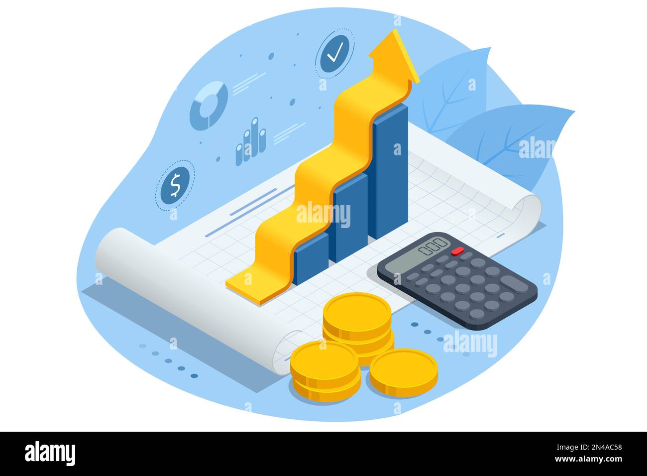 Isometric Concept of Economic Growth and Analytics. Profit Money or ...