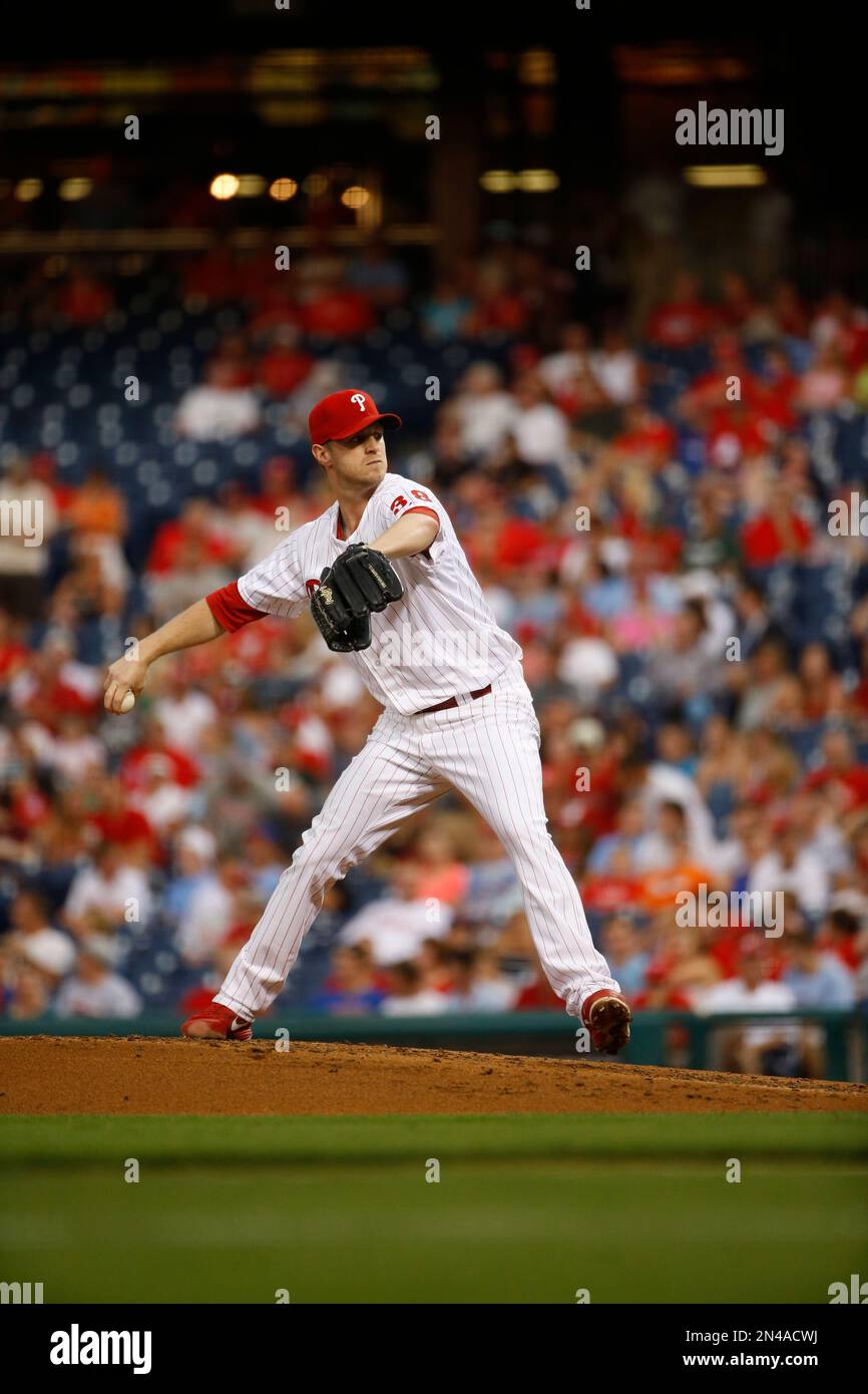 Philadelphia Phillies' Kyle Kendrick pitches during an interleague ...