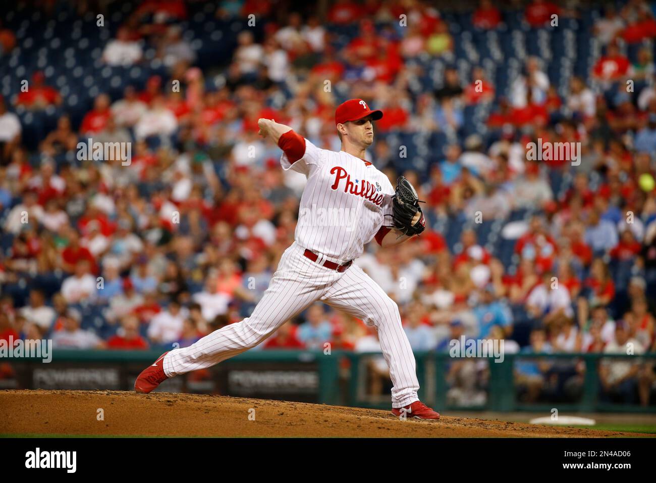Philadelphia Phillies' Kyle Kendrick pitches during an interleague ...