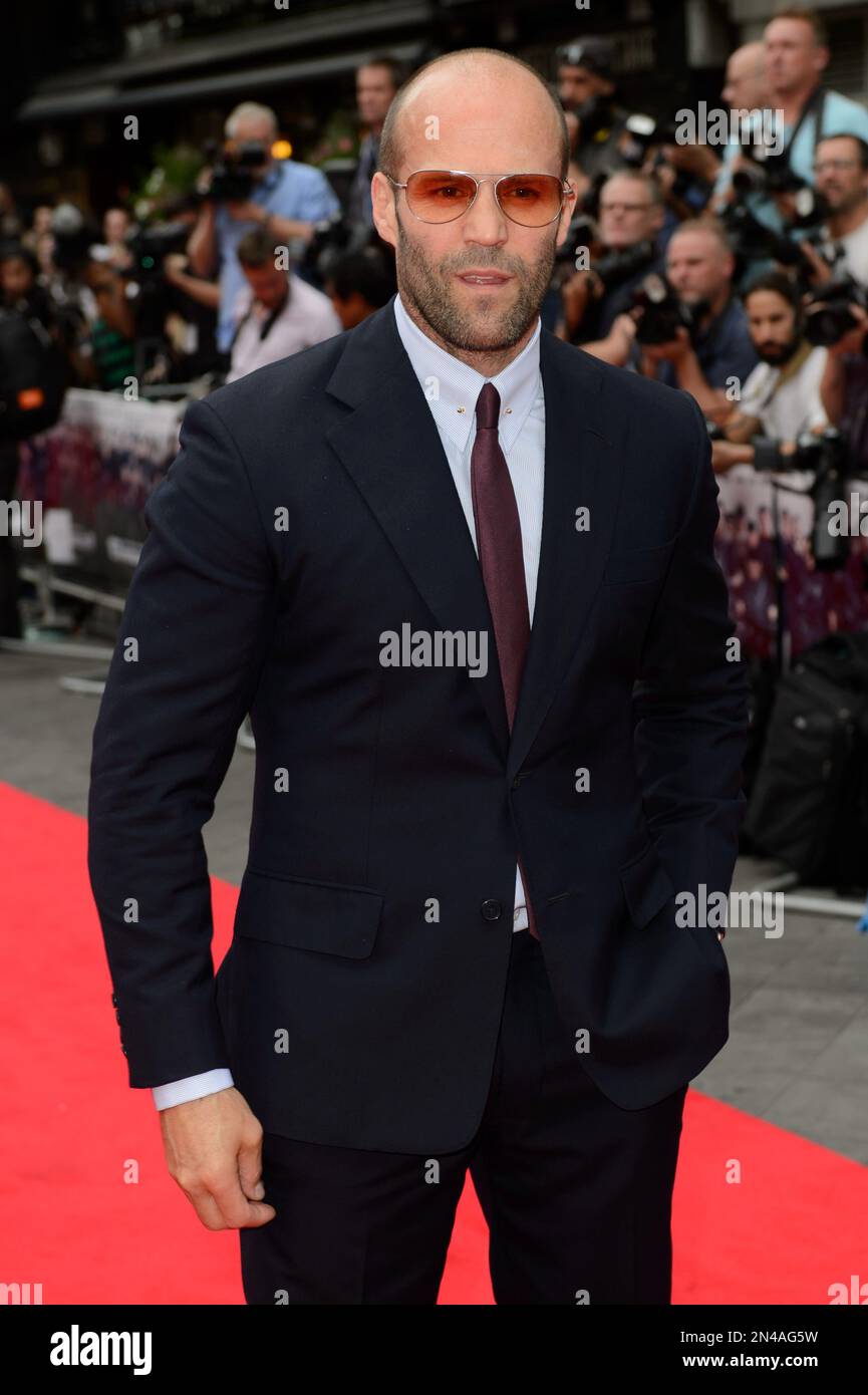 British actor Jason Statham arrives for the World Premiere of The ...
