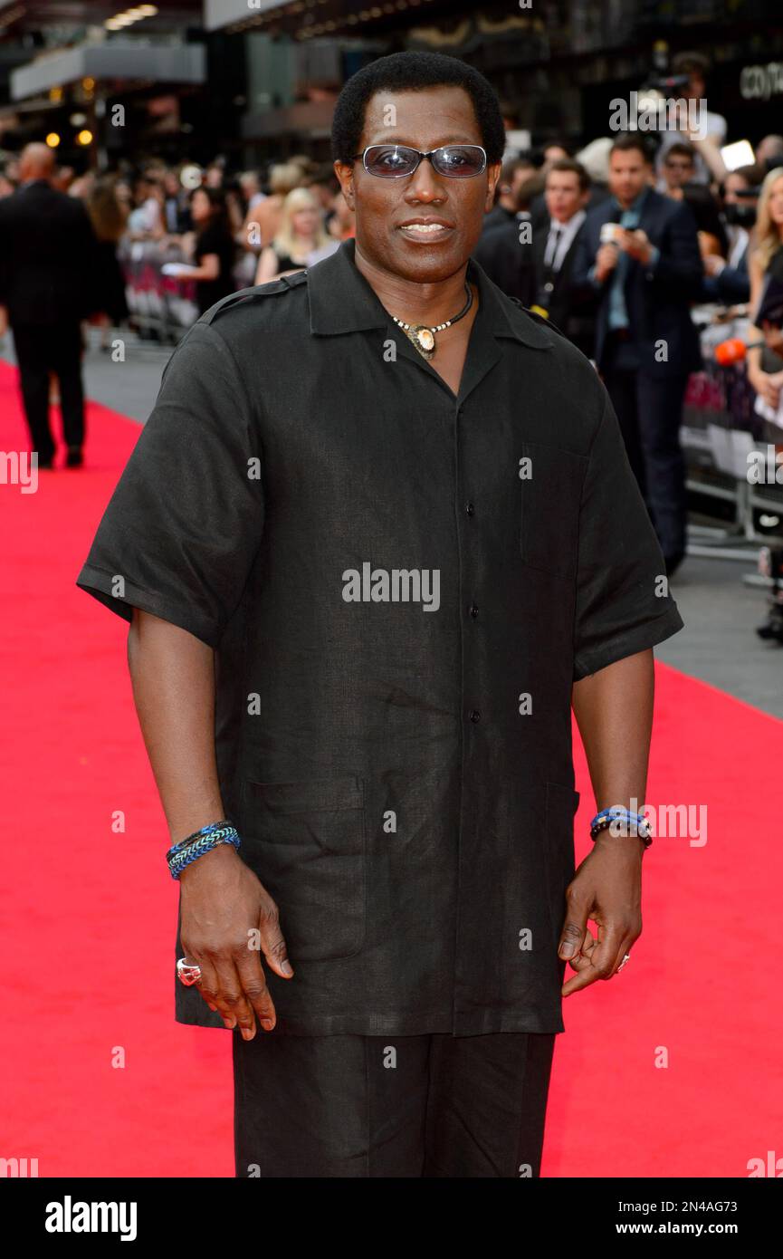 U.S actor Wesley Snipes arrives for the World Premiere of The ...