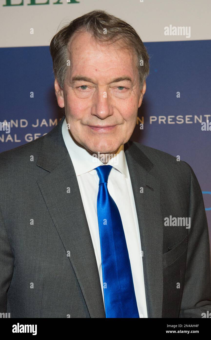Charlie Rose attends the U.S. premiere of National Geographic's ...
