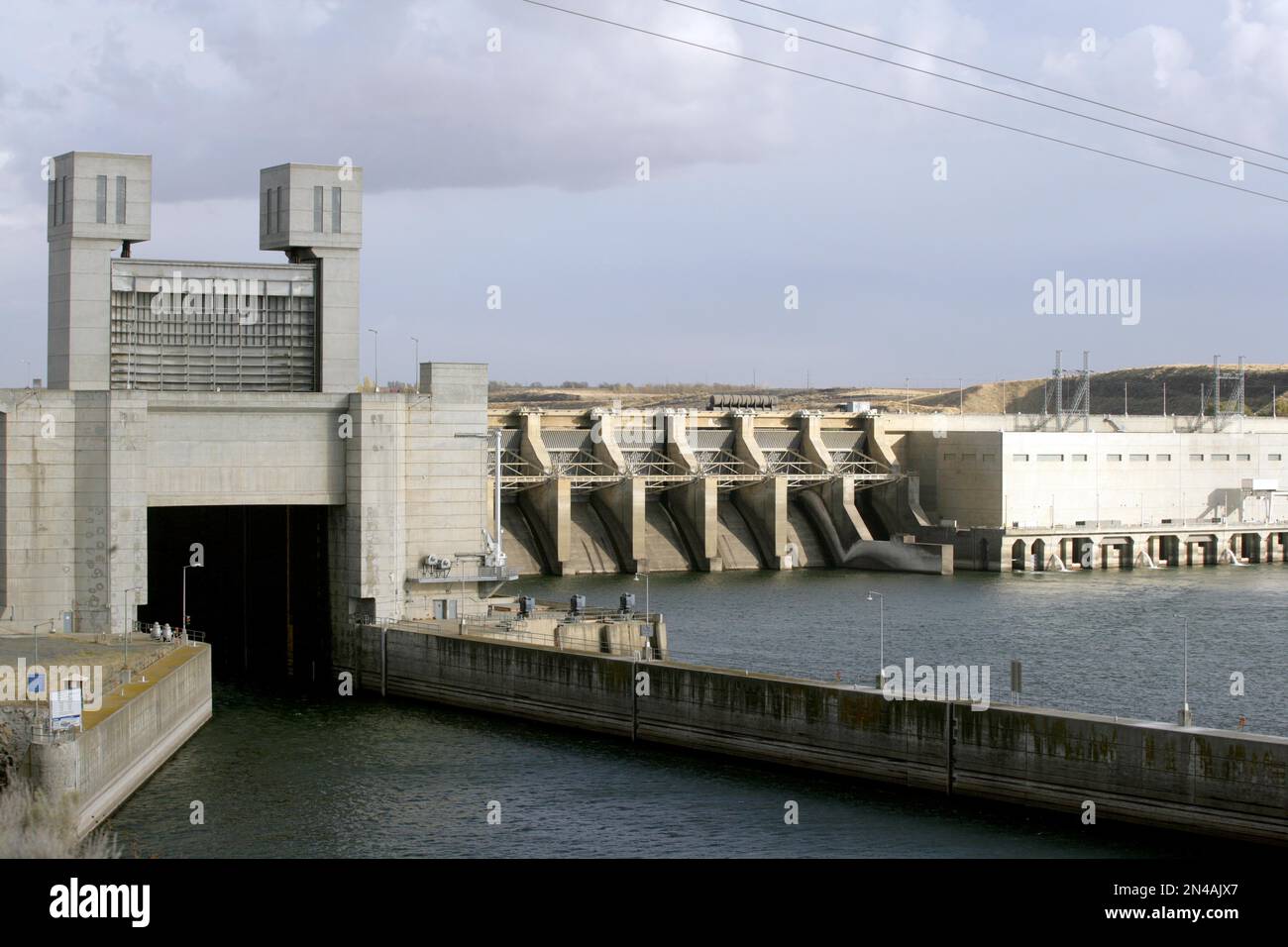 FILE - This Oct. 24, 2006 file photo shows the Ice Harbor dam on the ...