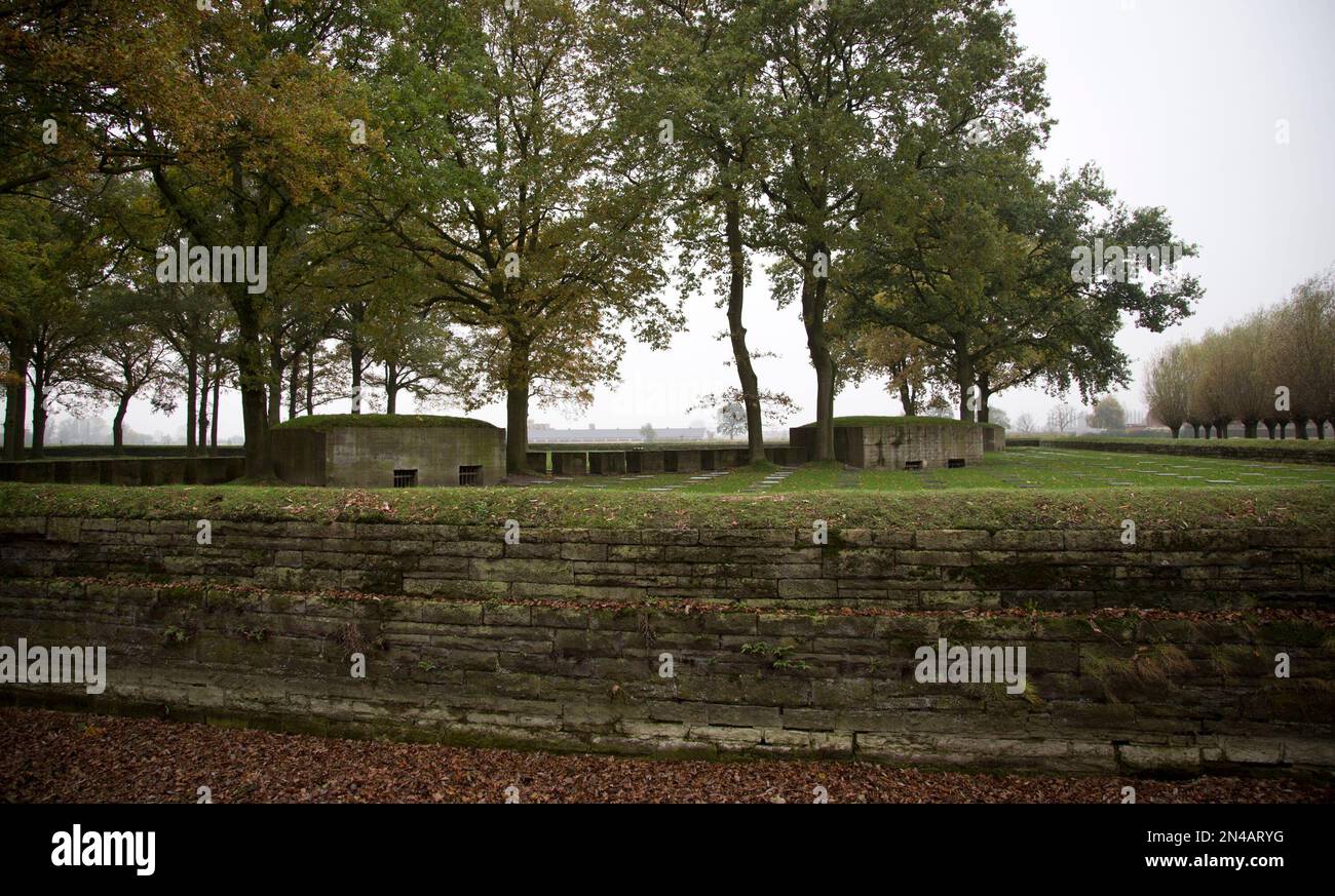 In this Nov. 12, 2013 file photo, bunkers dot the landscape at the ...