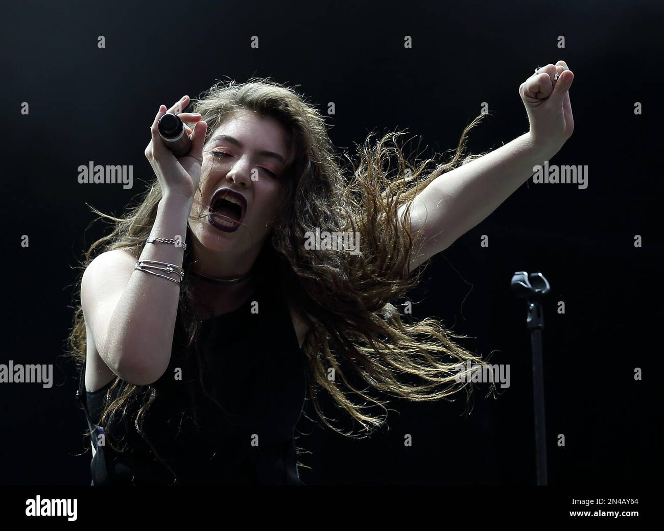 Lorde performs at Lollapalooza in Chicago's Grant Park on Friday, Aug ...