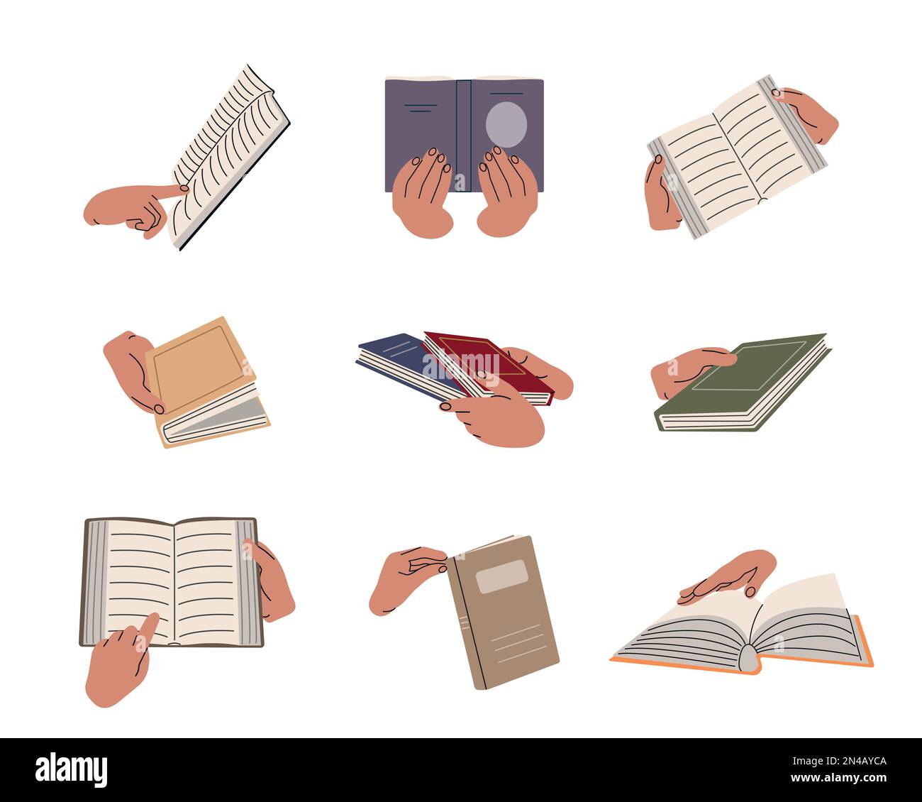 Hands across america Stock Vector Images - Alamy