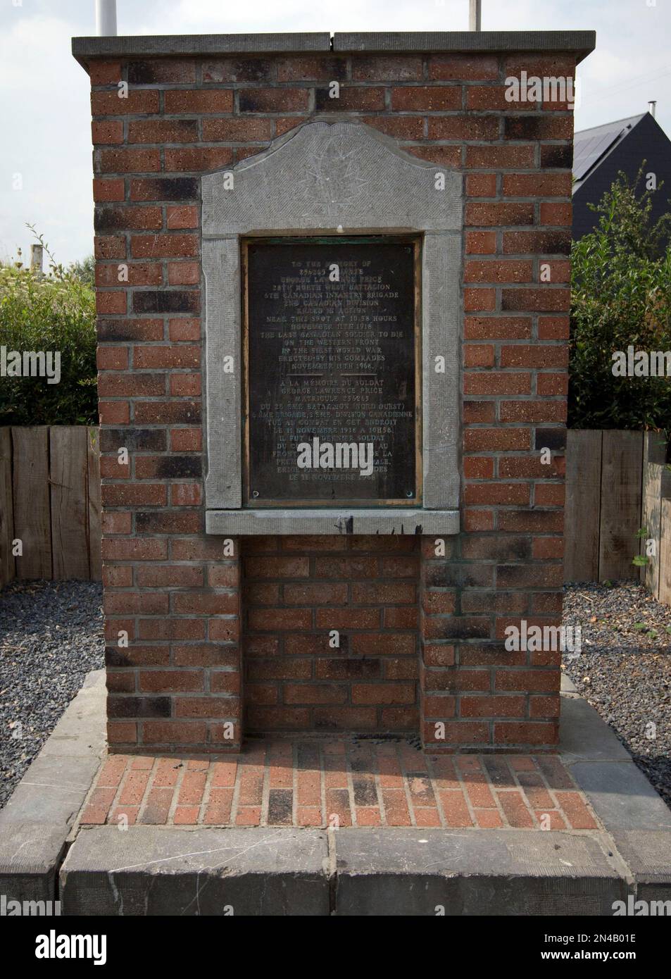 In this Saturday, July 26, 2014 photo, a memorial to World War I ...