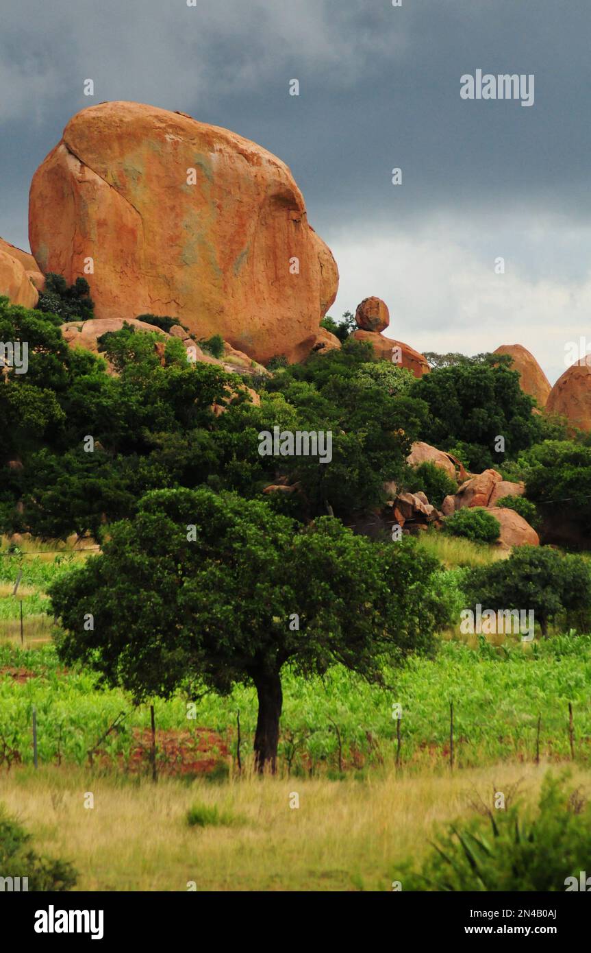 The village of Mashashane in Limpopo is charactarised by beautiful rock ...
