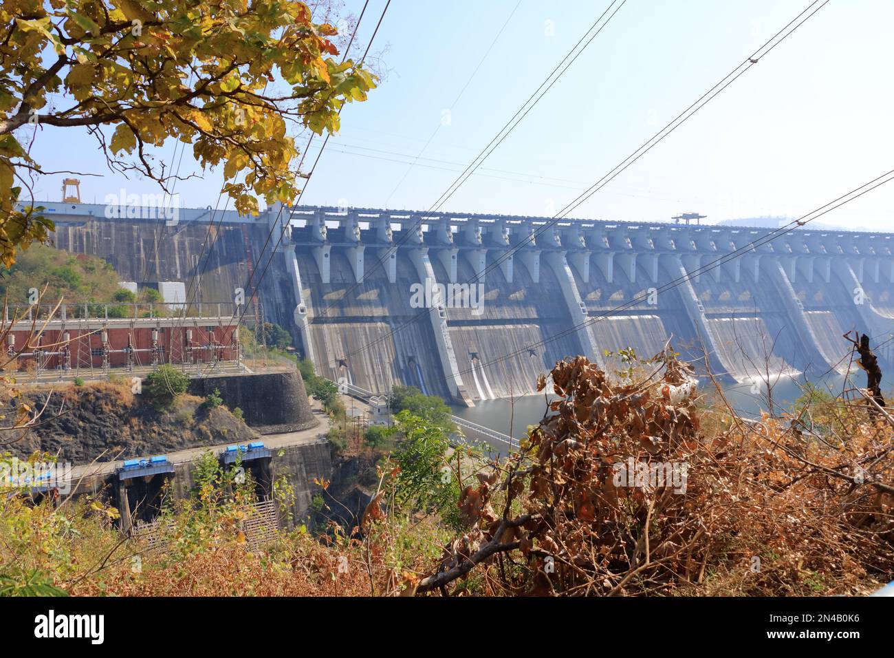 Sardar Sarovar Dam - Gujarat (Kevadia Gaam), India Stock Photo - Alamy
