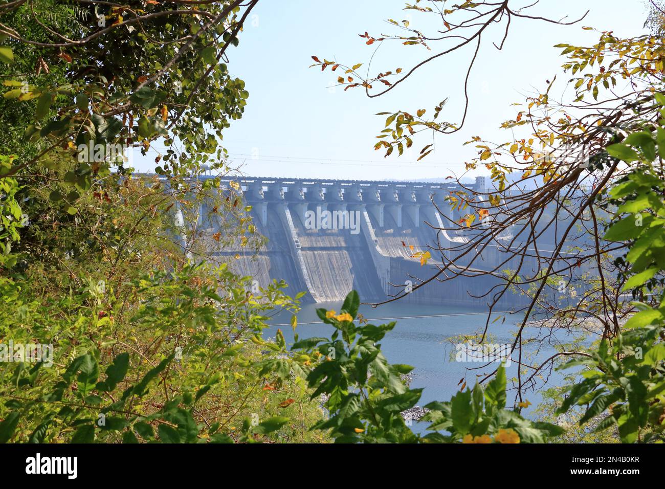 Sardar Sarovar Dam - Gujarat (Kevadia Gaam), India Stock Photo - Alamy