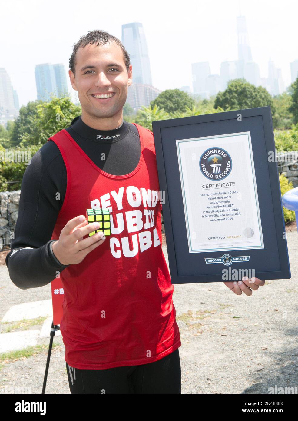 IMAGE DISTRUBED FOR RUBIKS - Anthony Brooks, a 20-year-old from ...