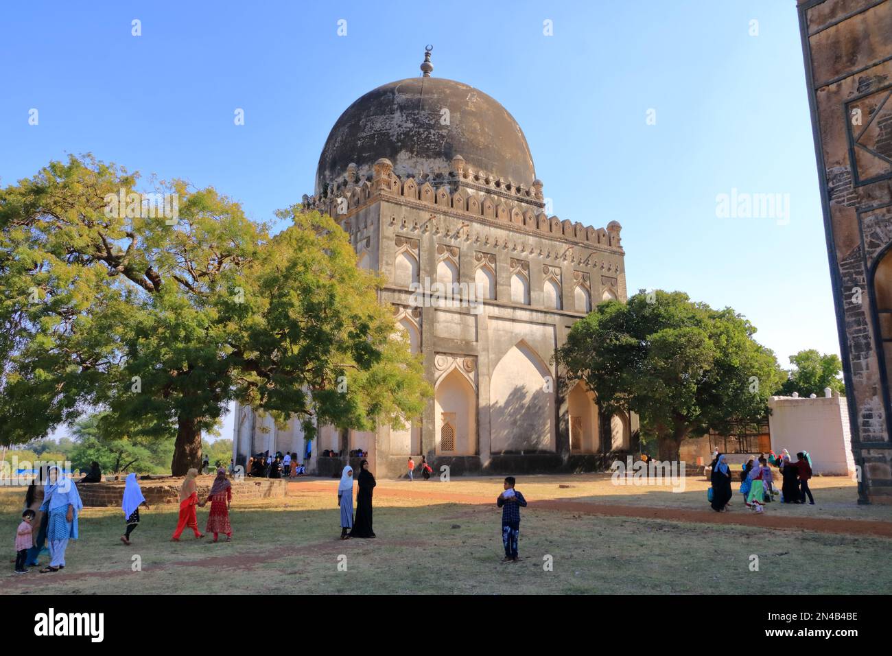 December 18 2022 - Bidar, Karnataka in India: People enjoy the Bahmani ...