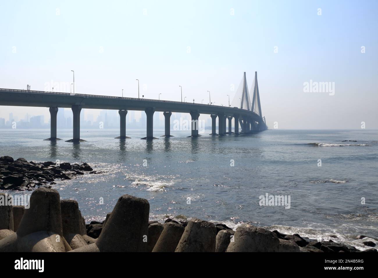 Bandra-Worli Sea Link, officially called Rajiv Gandhi Sea Link, is a ...