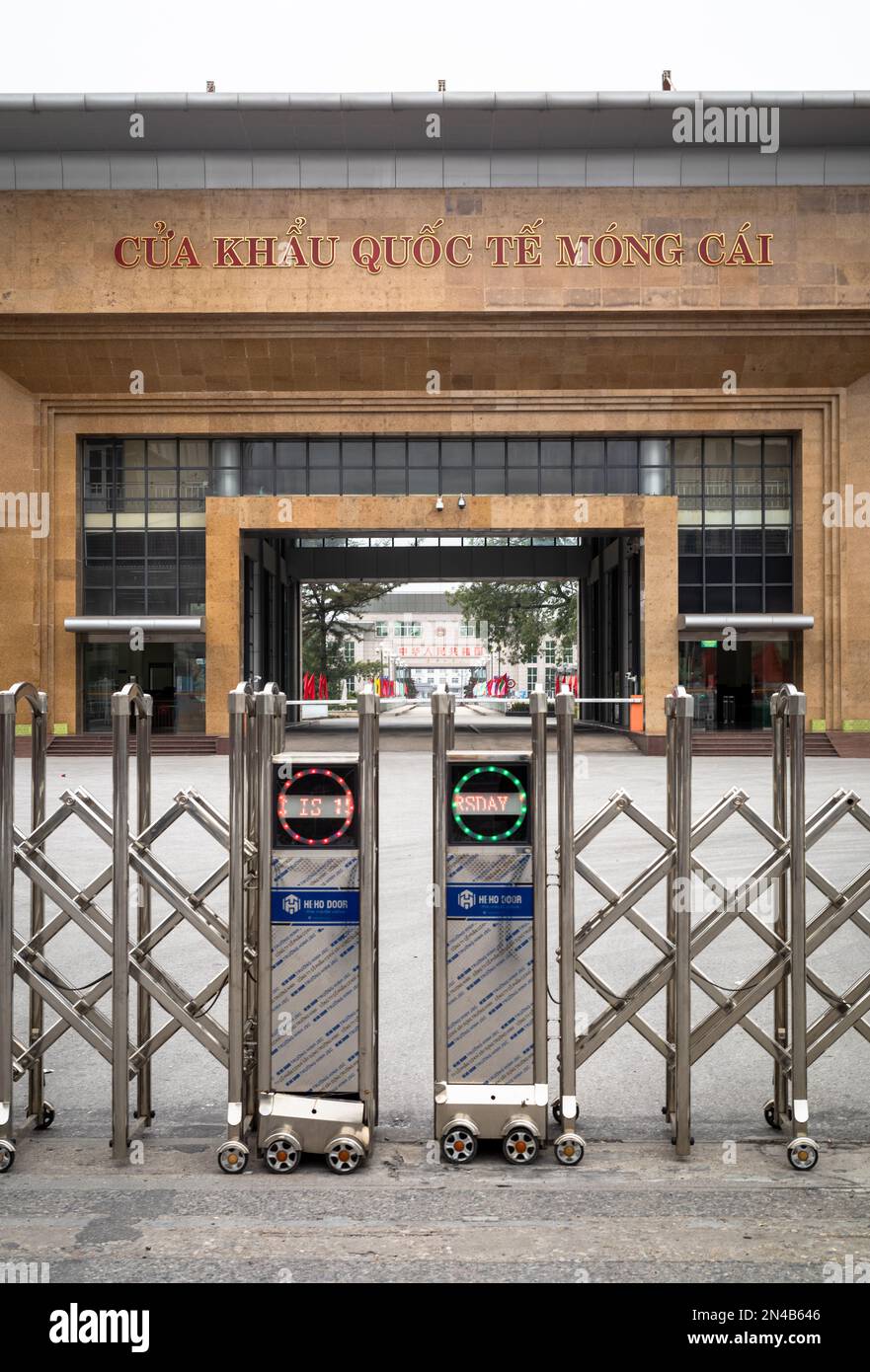A view of China through Vietnam's northeastern international border ...