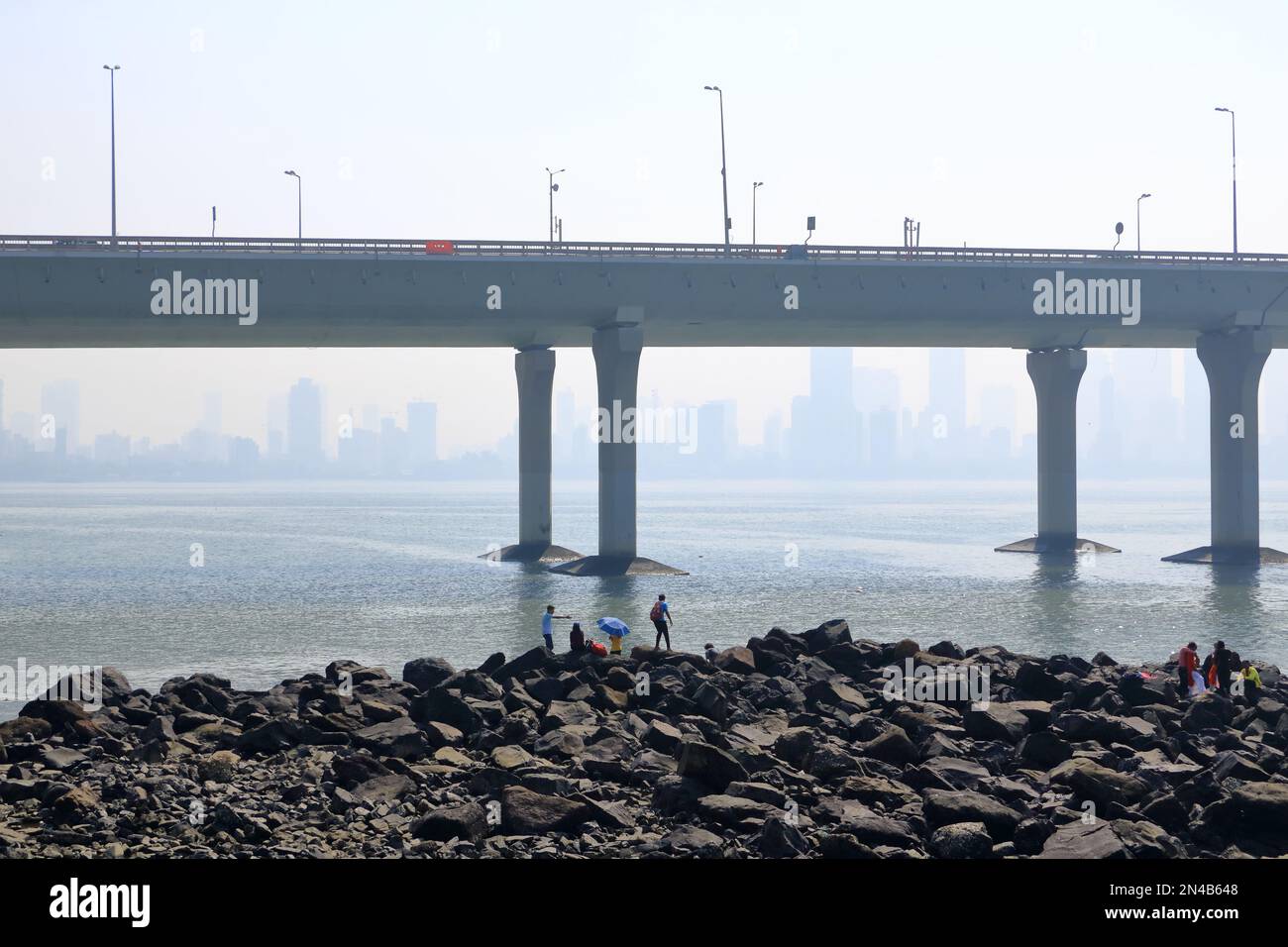December 20 2022 - Mumbai, Maharashtra in India: People enjoy the the ...