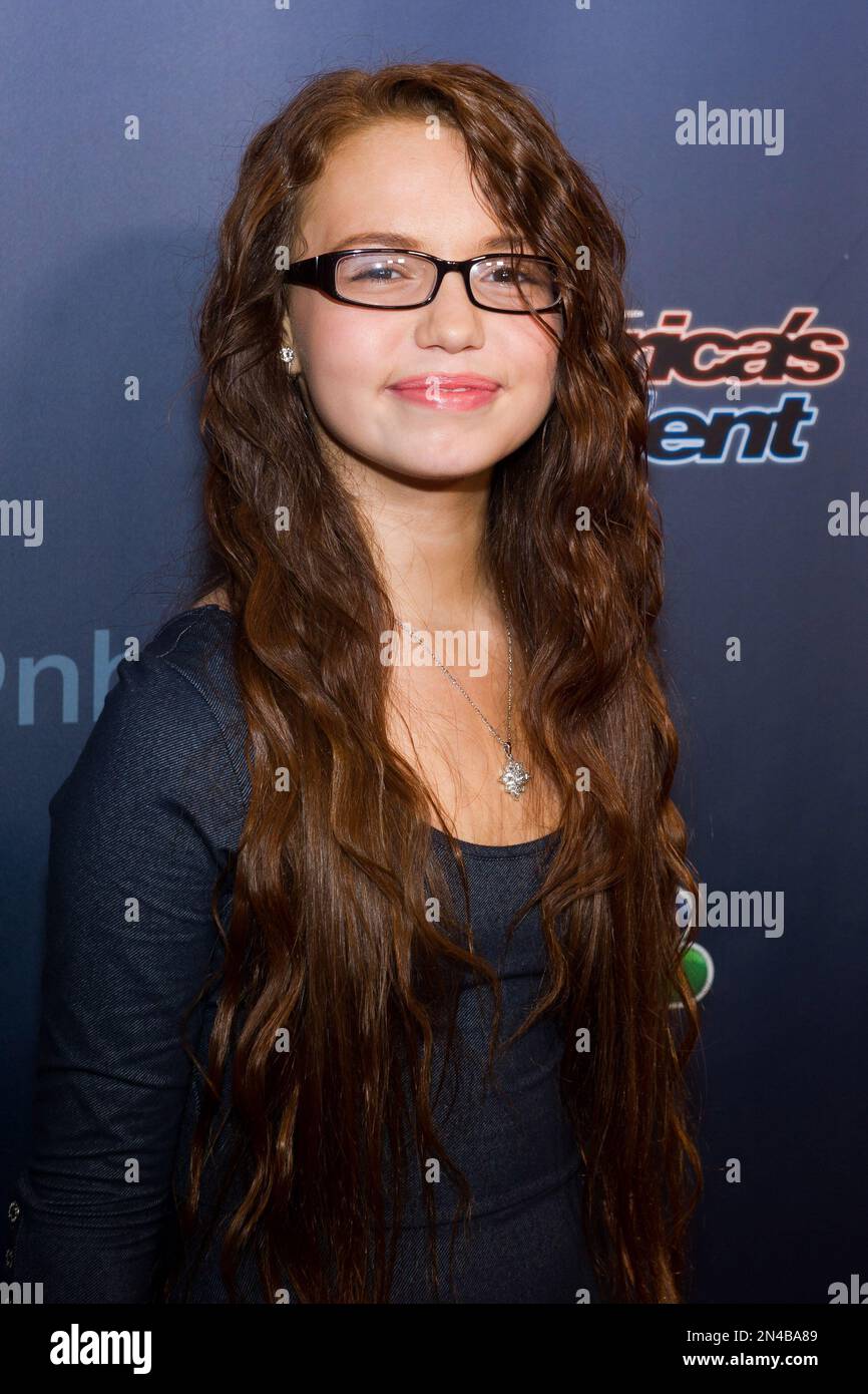 Mara Justine walks the "America's Got Talent" post-show red carpet on ...