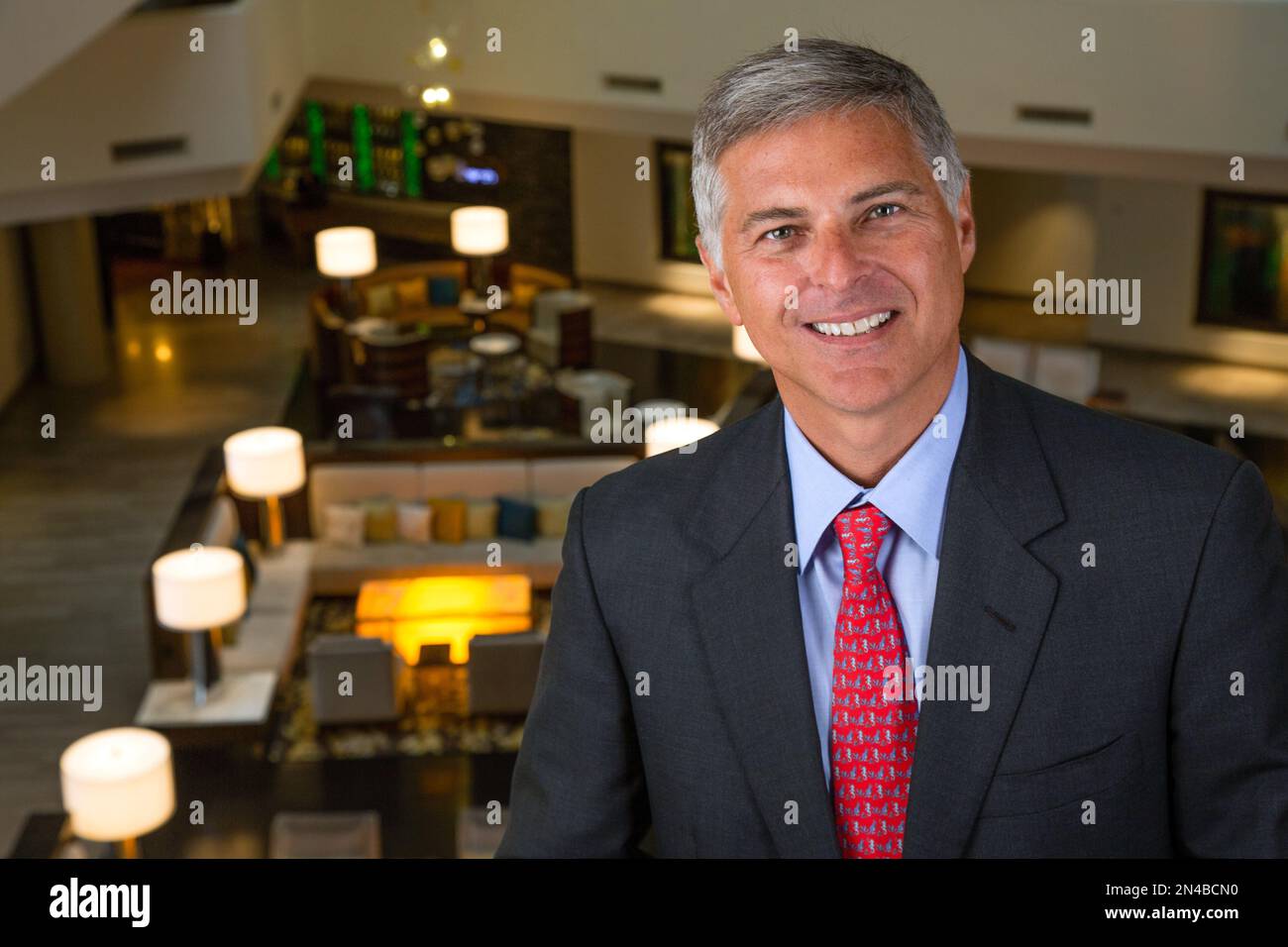 In this May 29, 2014 photo, Hilton CEO Chris Nassetta poses for a ...